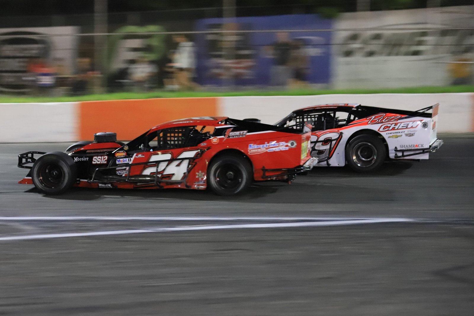 LATE RACE PASS EARNS JUSTIN BROWN RIVERHEAD RACEWAY NASCAR MODIFIED ...