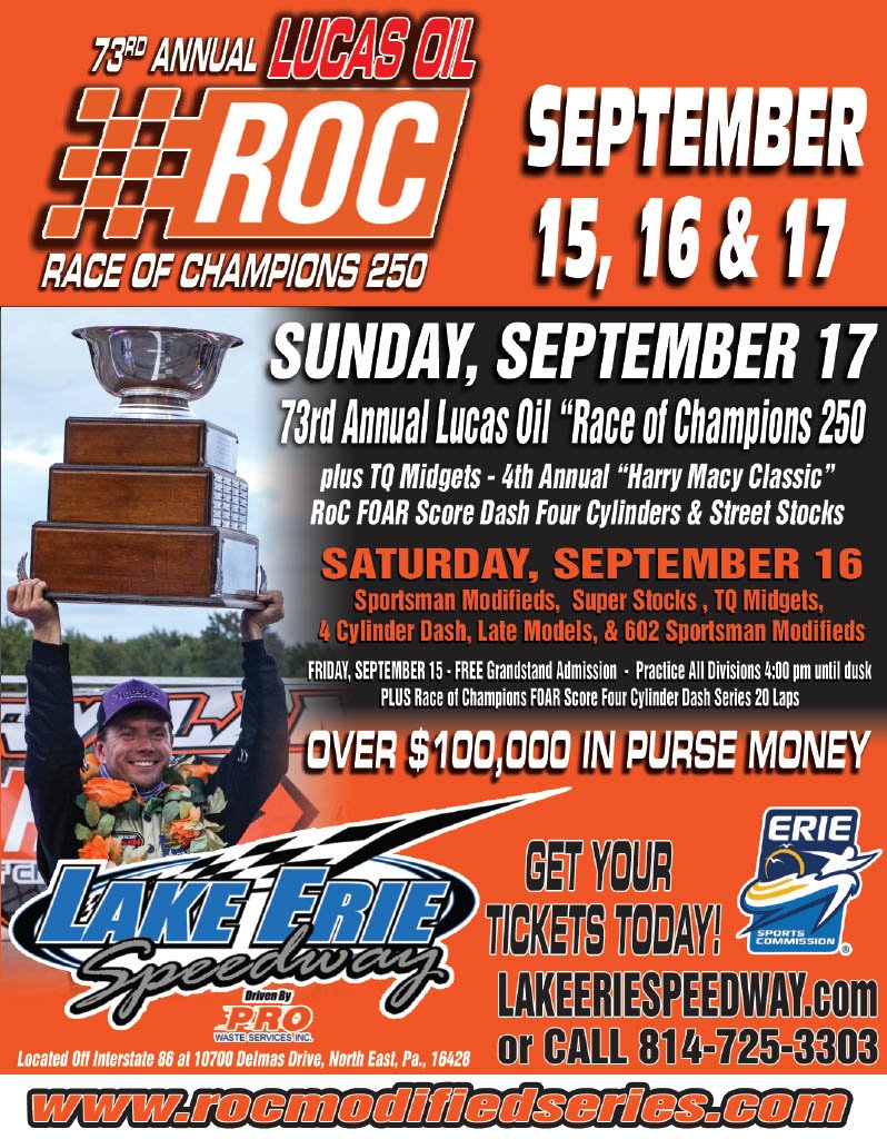WESTERN NEW YORK AND PENNSYLVANIA REGION READY FOR THE BIGGEST RACE OF ...