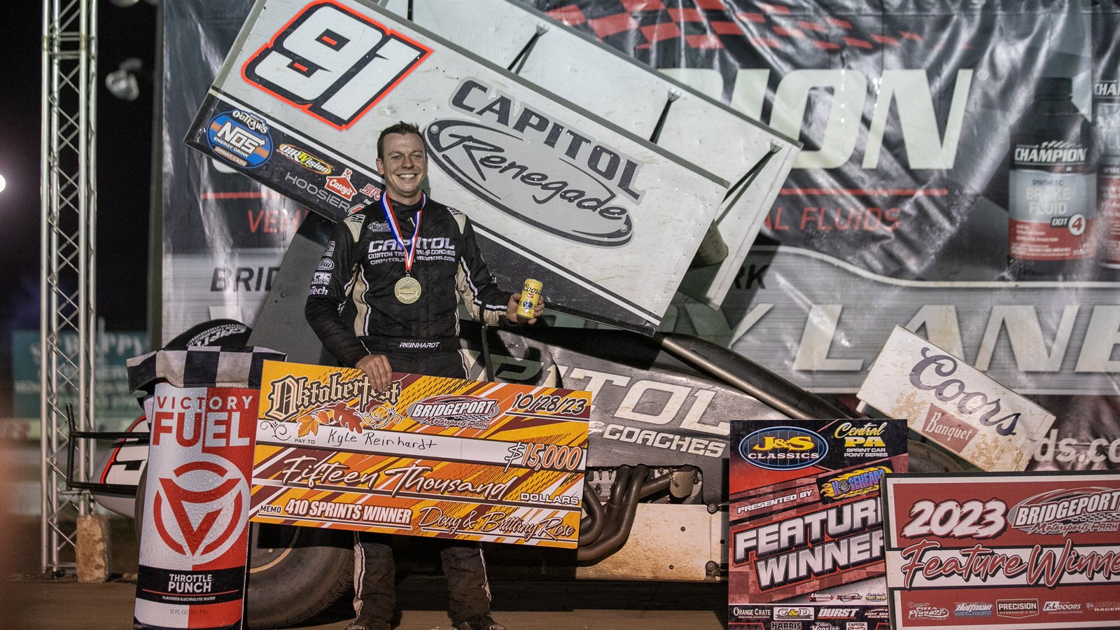 KYLE REINHARDT WINS 15K ON SATURDAY NIGHT AT BRIDGEPORT – Myracenews.com