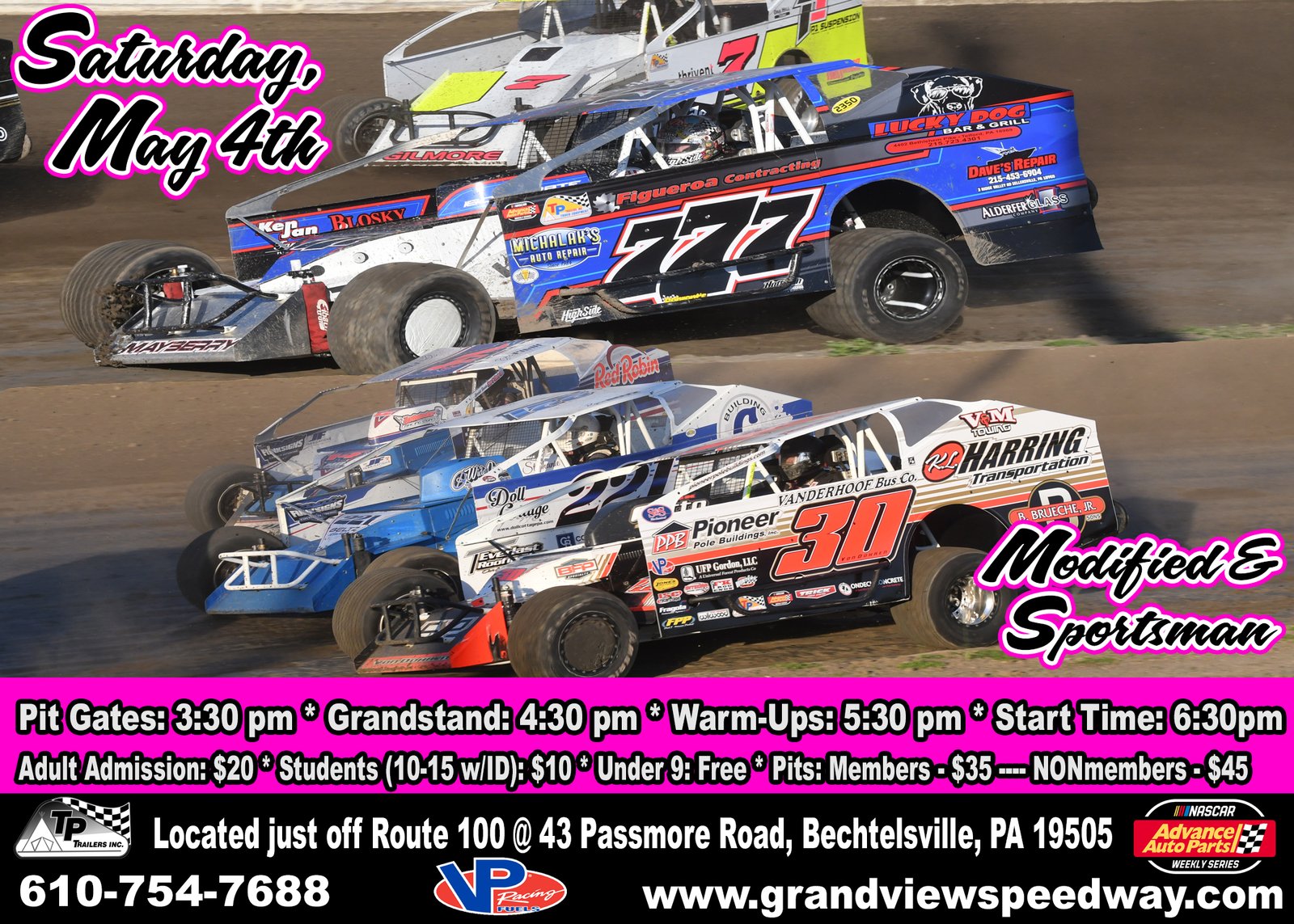 KUBOTA HIGH LIMIT 410 SPRINTS, USAC EAST COAST SPRINTS, NASCAR MODIFIED ...