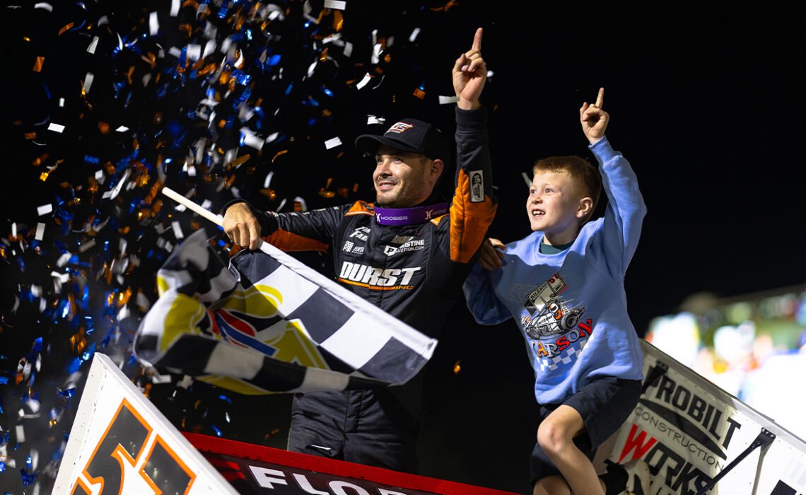 GRABBIN’ GATORS: Kyle Larson Tops DIRTcar Nationals Finale, Claims Big ...