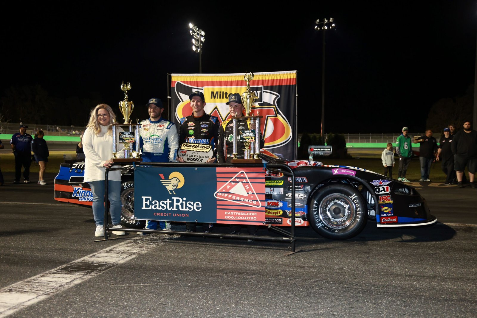 Jason Corliss Returns to Milton CAT American-Canadian Tour Victory Lane ...