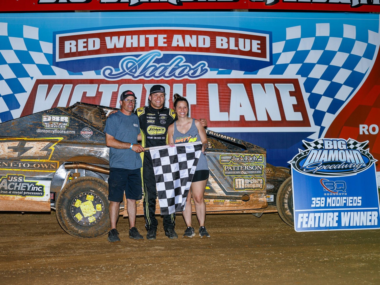 Logan Watt shakes free of the hard luck and claims first 358 Modified ...